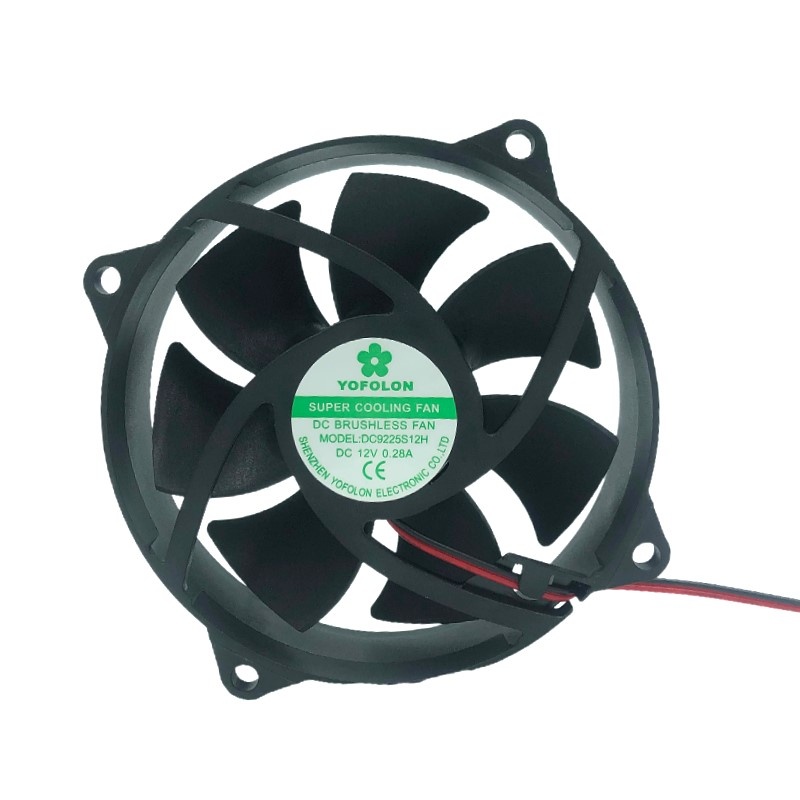 DC Fan 80x80x25mm Round frame Series